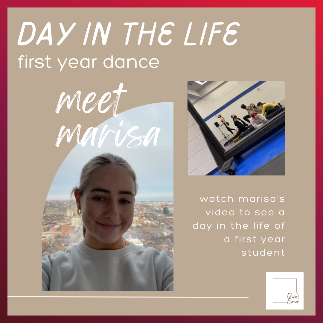 Olivia's Corner - First Year Insight Into DANCE - Performance at The Creative School - Toronto ...